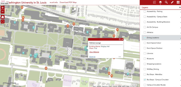 University launches interactive map - The Source - WashU