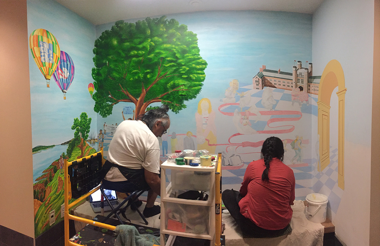 Mural celebrates spirit of Rodriguez scholars - The Source - WashU