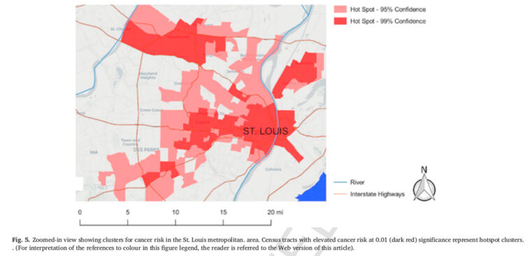 Cancer risk from air pollution higher in poor, segregated areas of St ...