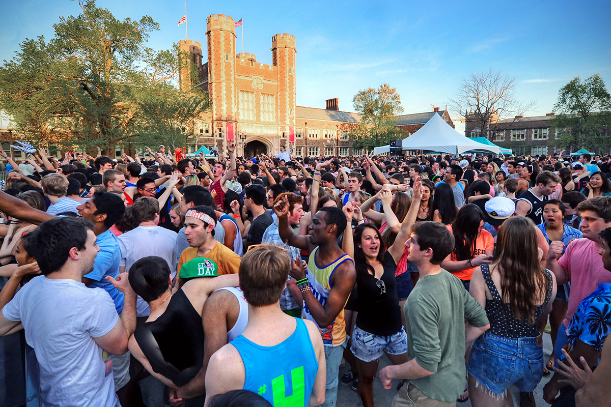 Celebrating 50 years of WILD, one of WashU's largest campus traditions ...