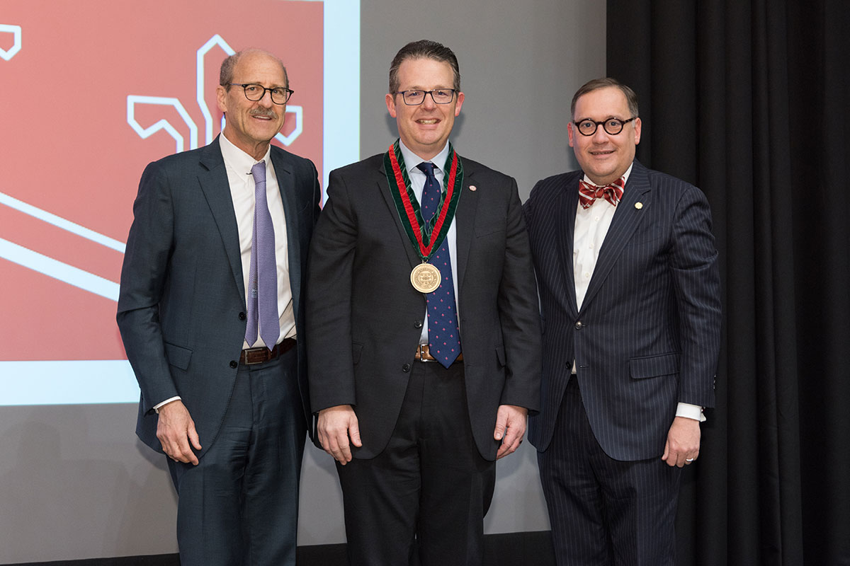 Payne installed as an inaugural Becker Professor - The Source - WashU
