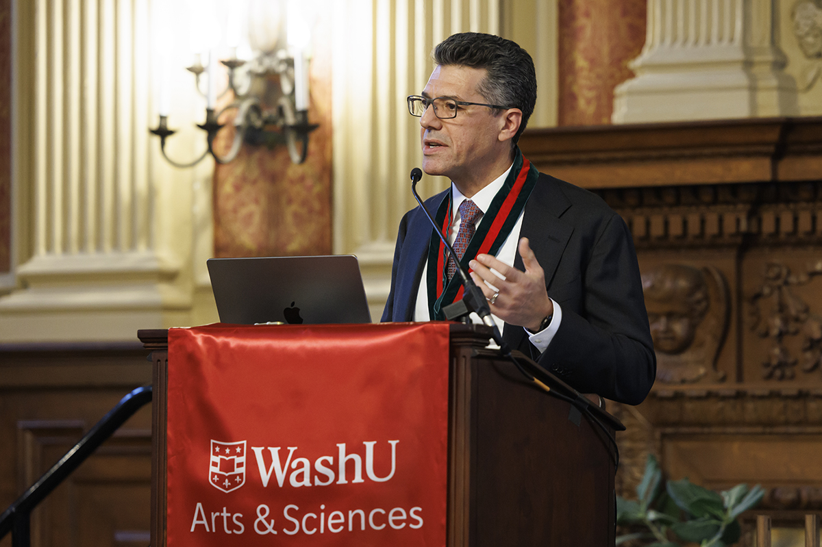 Zacks installed as Edgar James Swift Professor - The Source - WashU