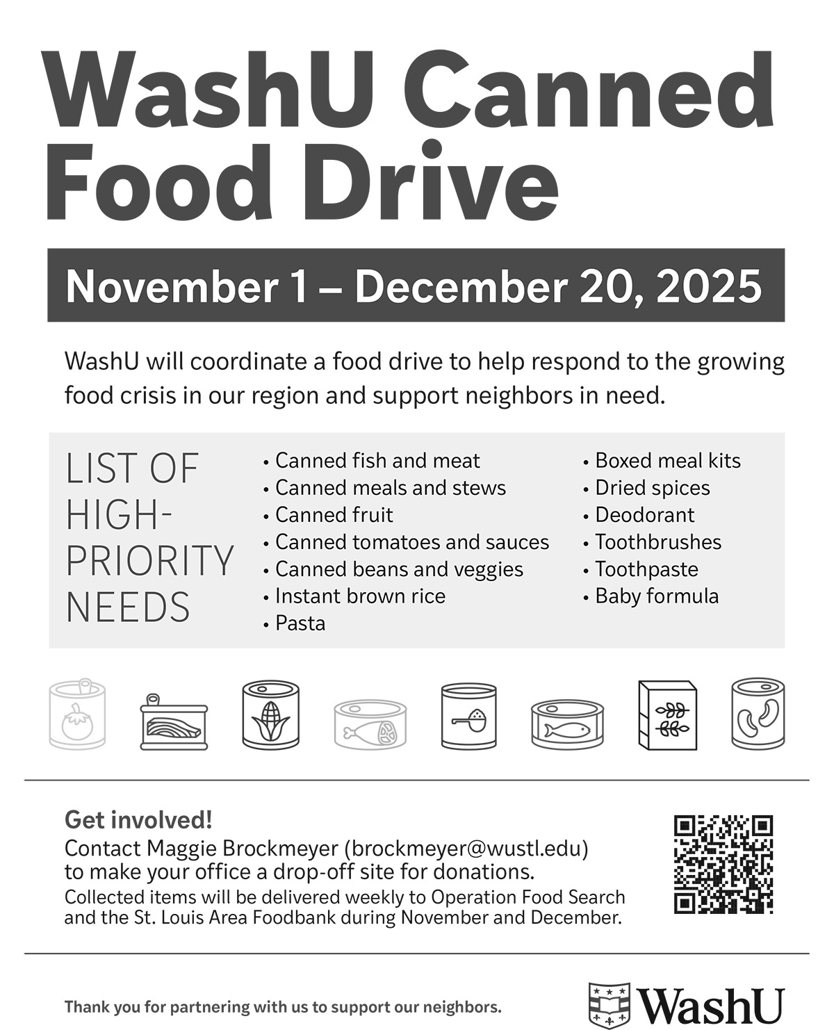 WashU food drive to support neighbors in need - The Source - WashU